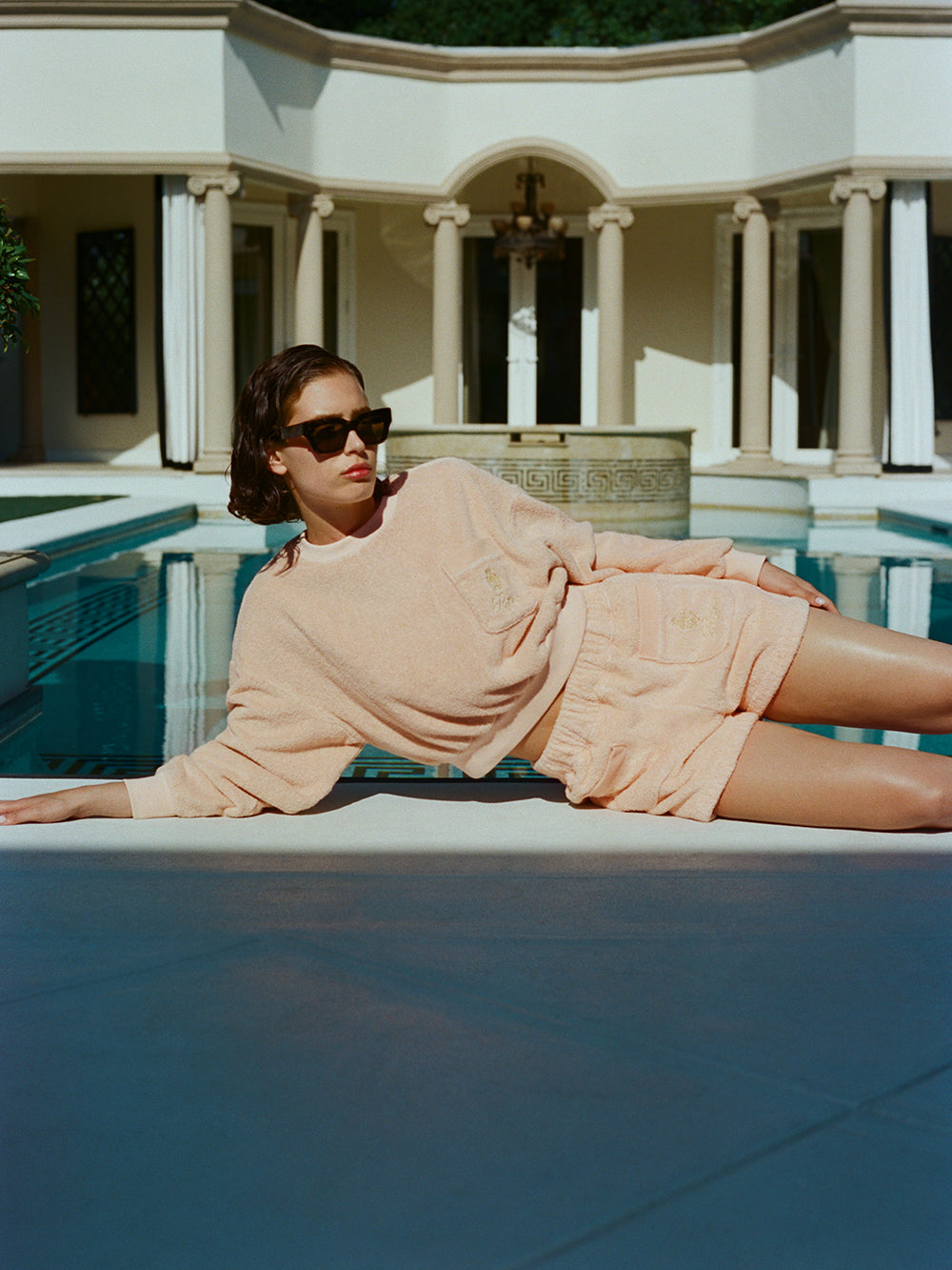 RTZ W CROPPED TERRY SWEATSHIRT RITZ PINK – FRAME