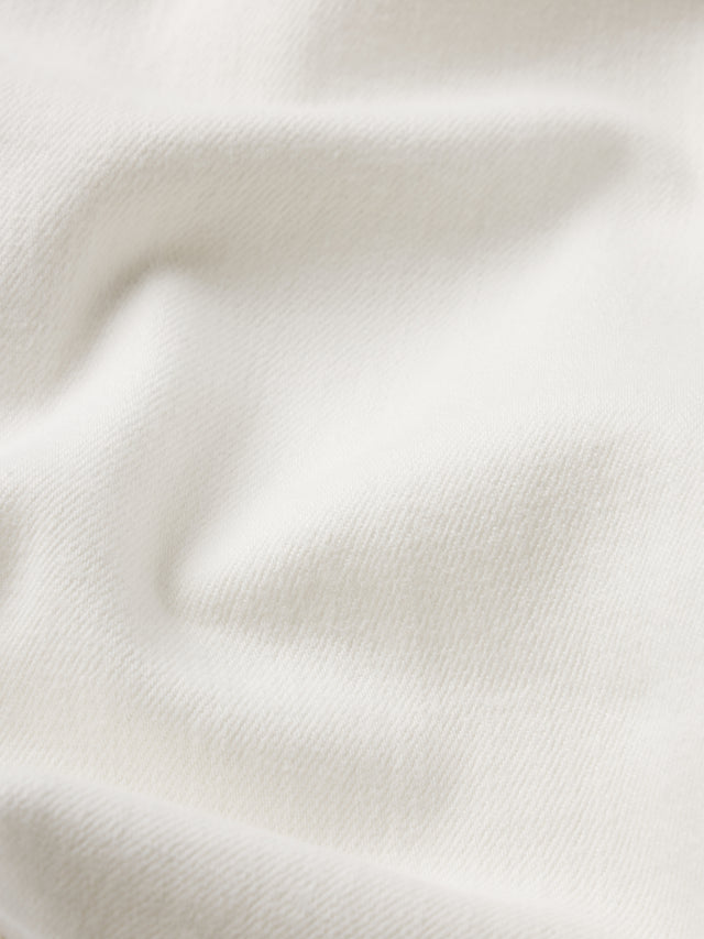 THE SEAMED WIDE TROUSER CROP AU NATURAL CLEAN