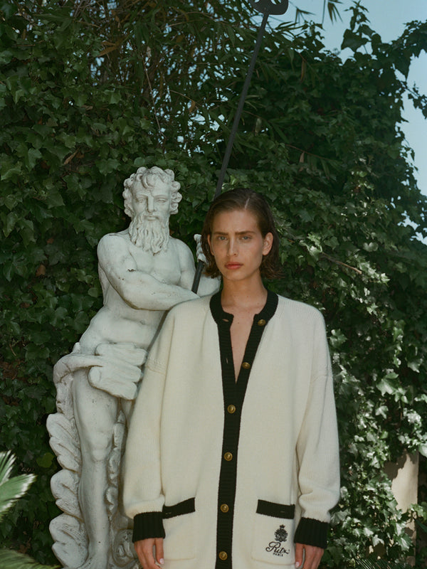 RITZ WOMEN'S CARDIGAN BLACK MULTI – FRAME