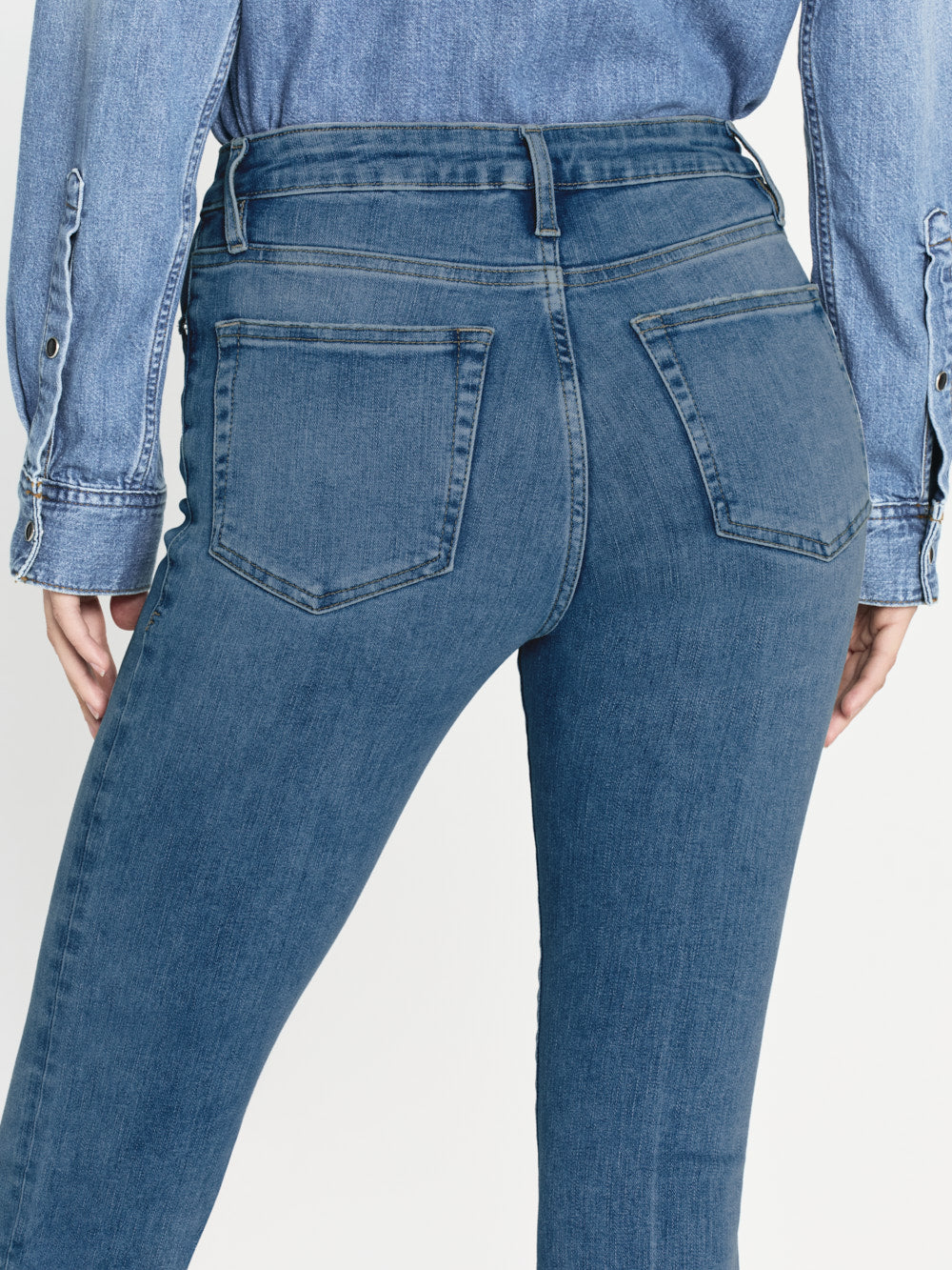 LE CROP MINI BOOT CLEARWATER – FRAME