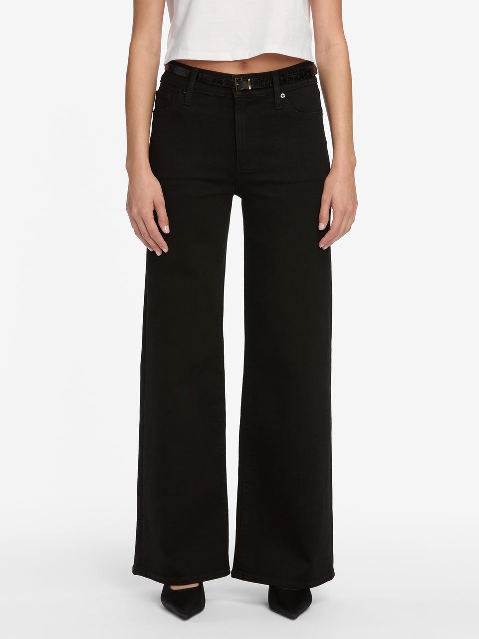 PIXIE LE SLIM PALAZZO BLACK
