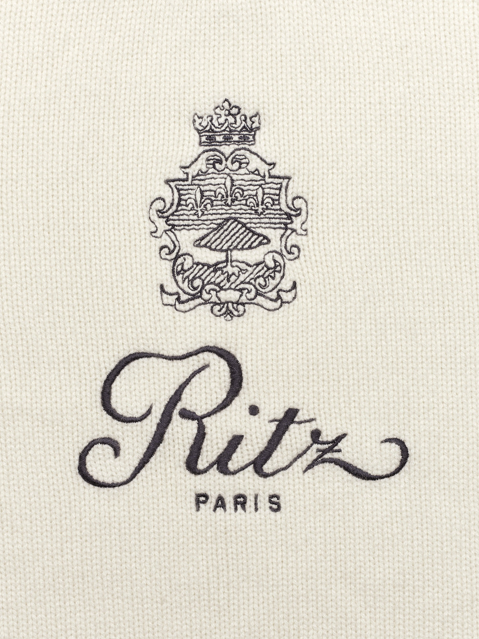 Ritz Unisex Cashmere Sweater -- Off White