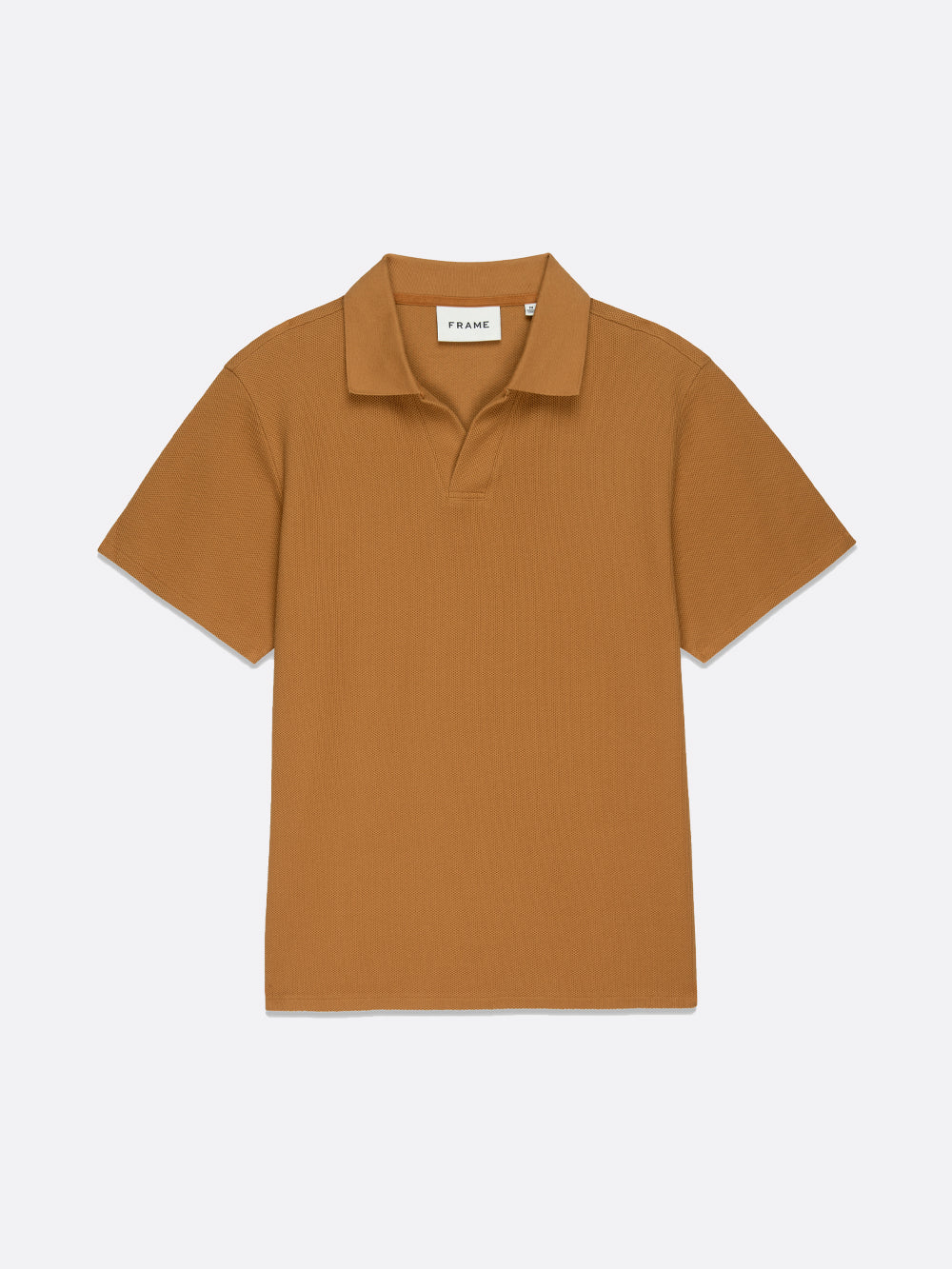 JACQUARD POLO RUST – FRAME