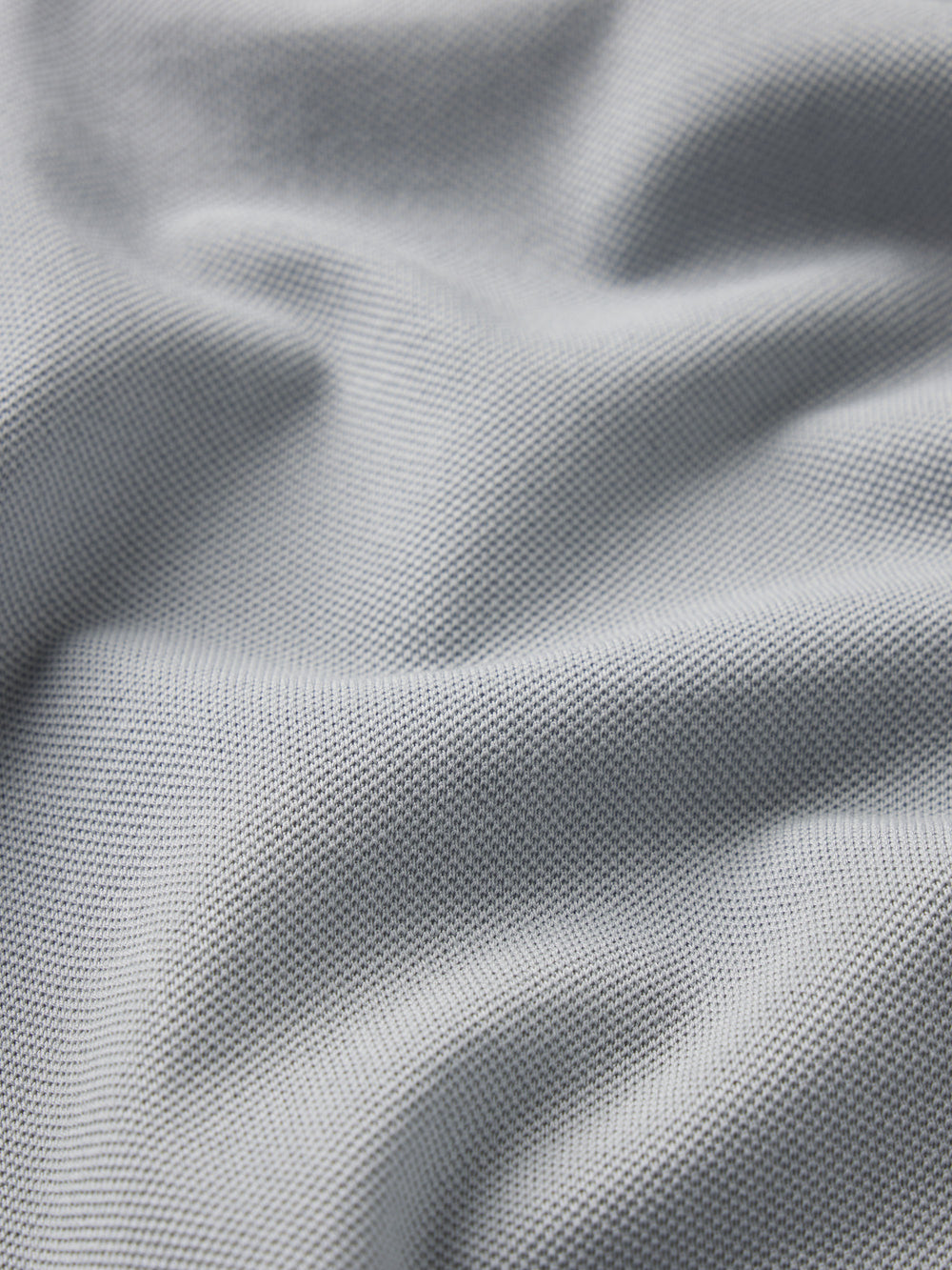 Light Pique Polo -- Blue Grey