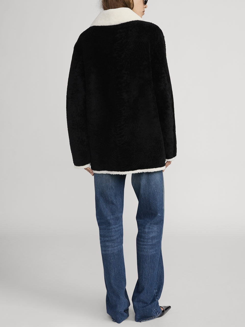 THE SHEARLING JACKET BLACK